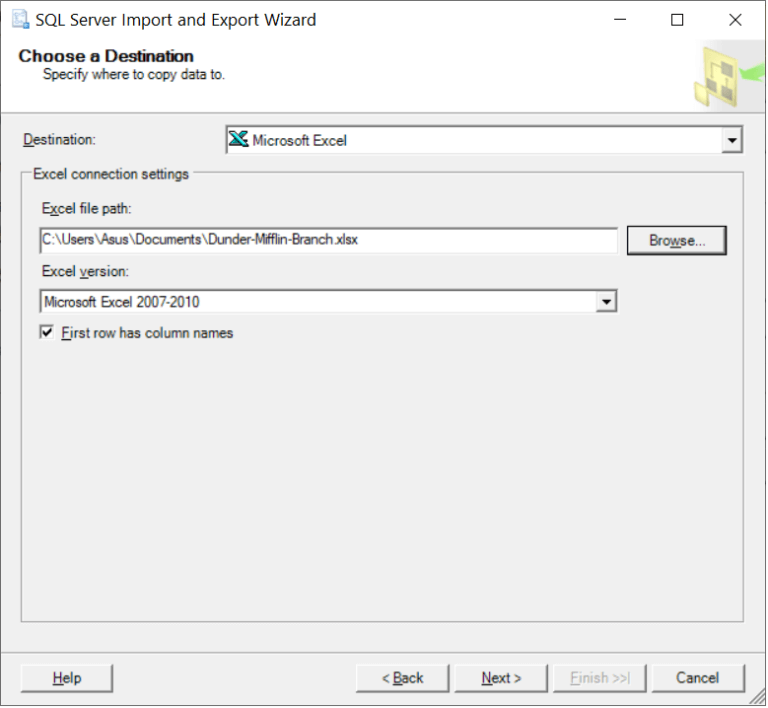 How User Can Export Sql Database File To Excel Sheet